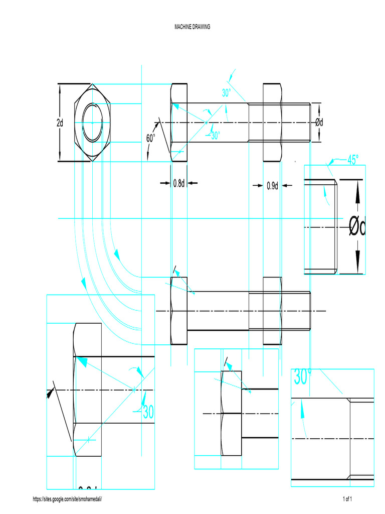 06 - Bolt and Nut (Sheet - 02 Hints) | PDF