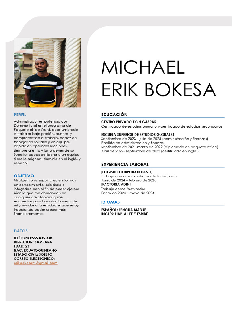 Michael Erik Bokesa | PDF
