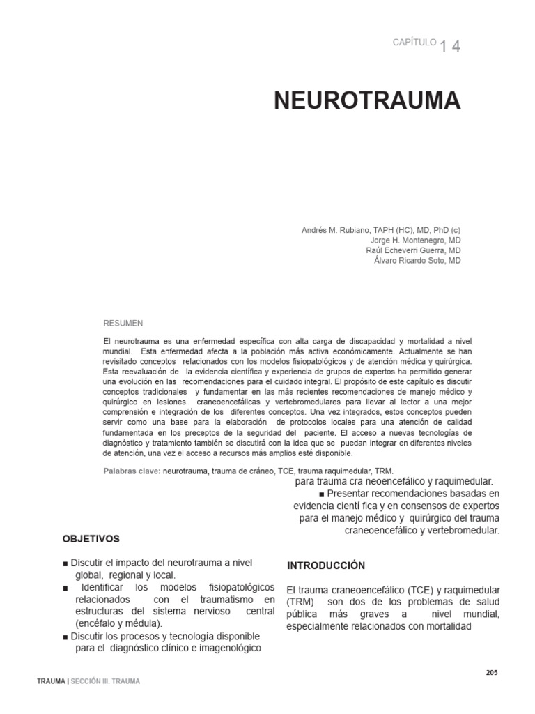 Neurotrauma | PDF | Lesión cerebral traumática | Ct Scan