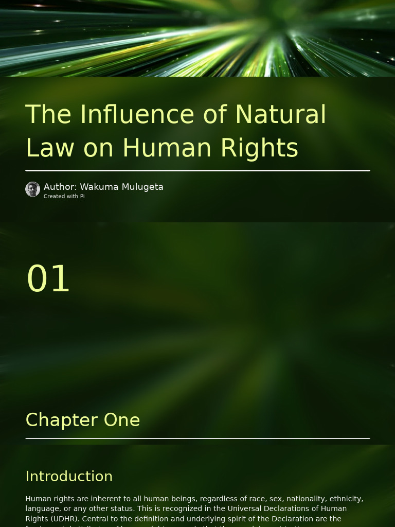 The Influence of Natural Law... | PDF | Natural Law | Plato