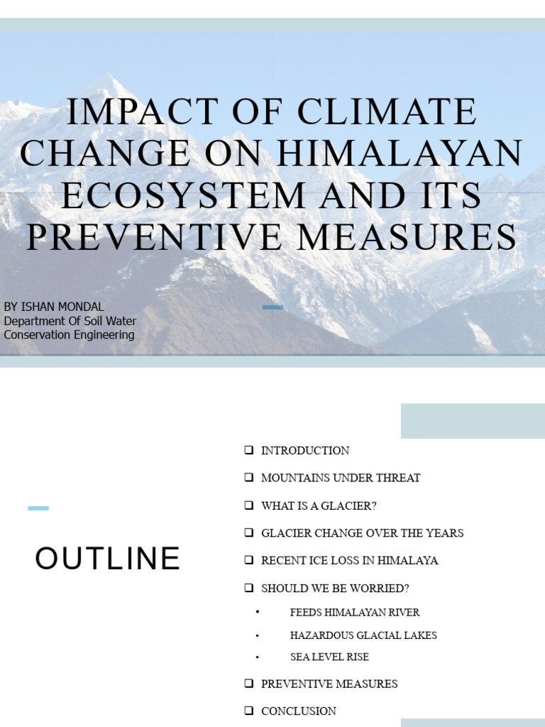 Himalayan Glacier Study | PDF | Glacier | Sea Level Rise