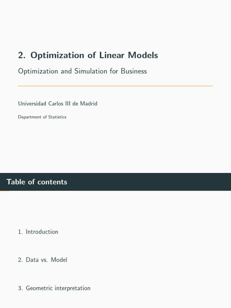 2OptLinENG 1 | PDF | Mathematical Optimization | Linear Programming