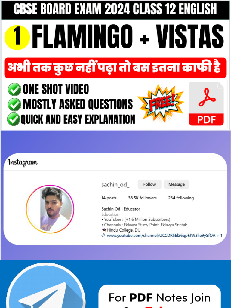 Class 12 English One Shot | PDF | Antarctica | Mahatma Gandhi