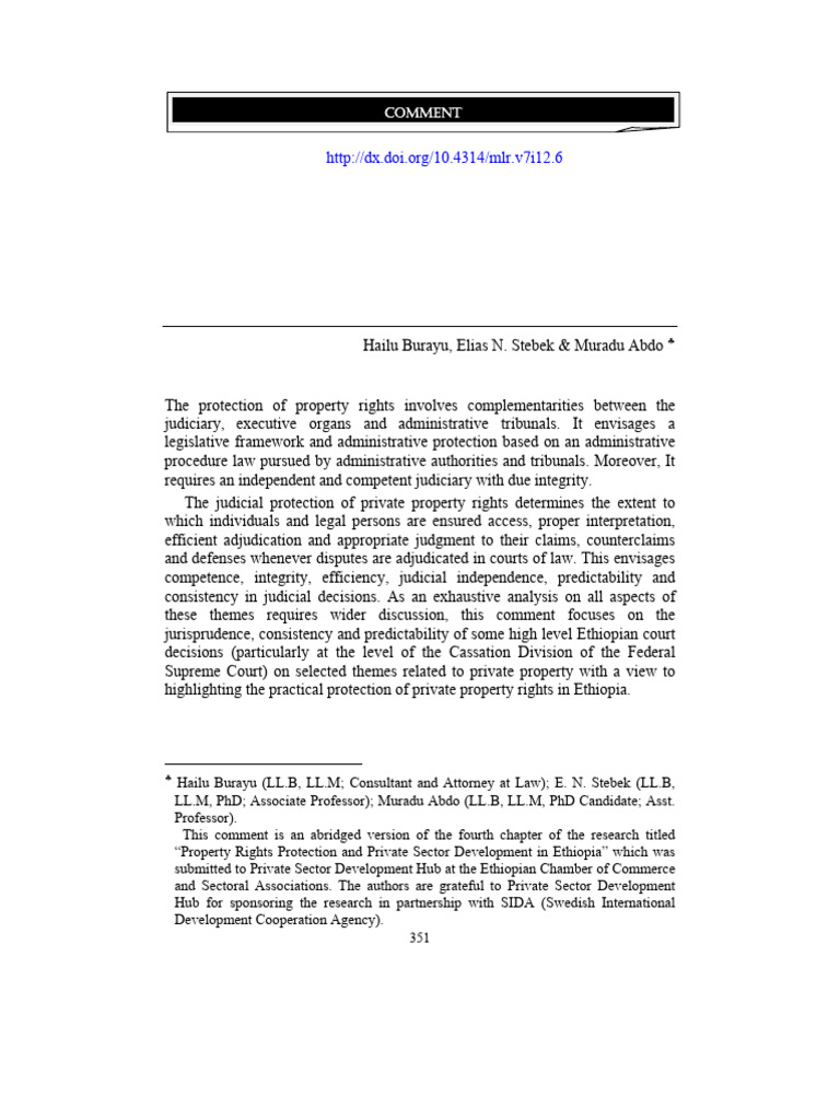Judicial Protection of Property Rights | PDF | Cost Of Living | Lease