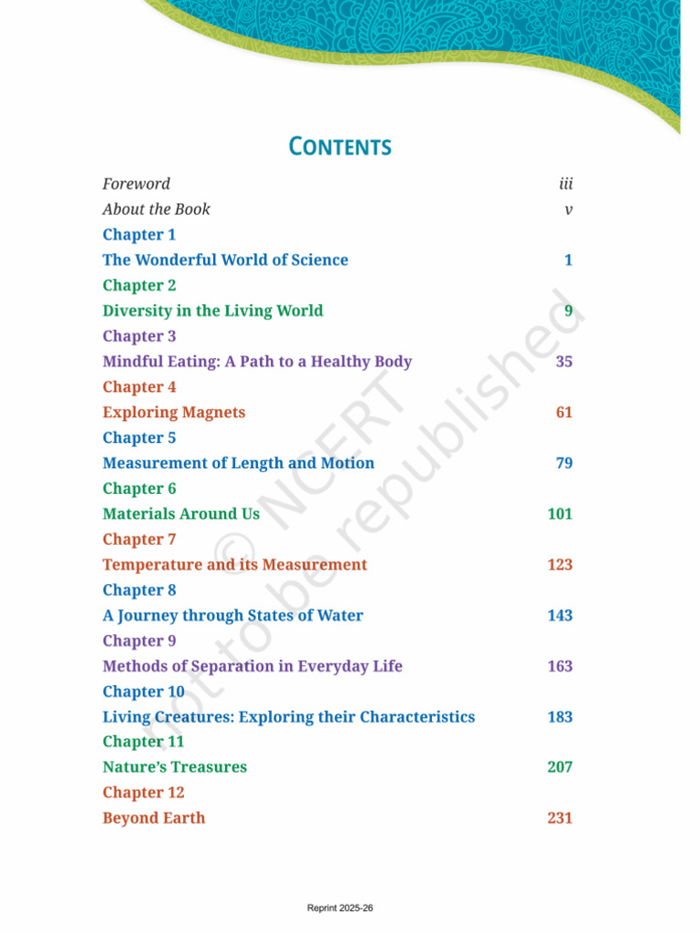 Class 6 | PDF