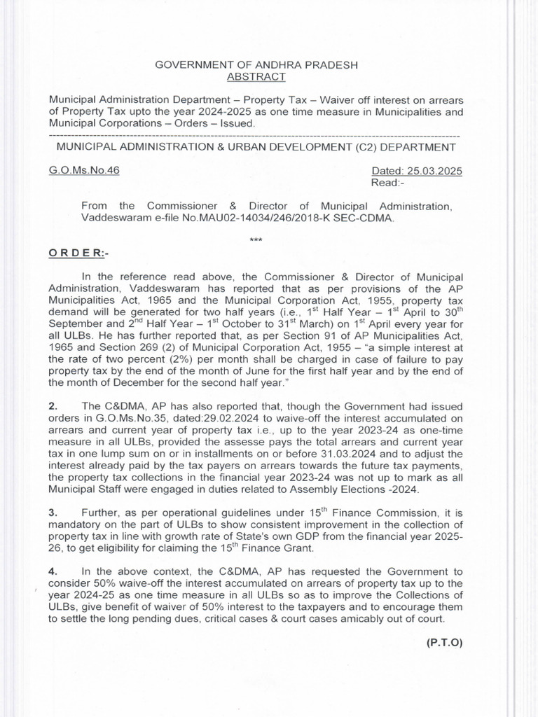 GOMs No 46 DT 25 3 2025 | PDF