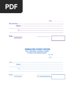 Cash Handover Form Template | PDF | Business | Finance & Money Management