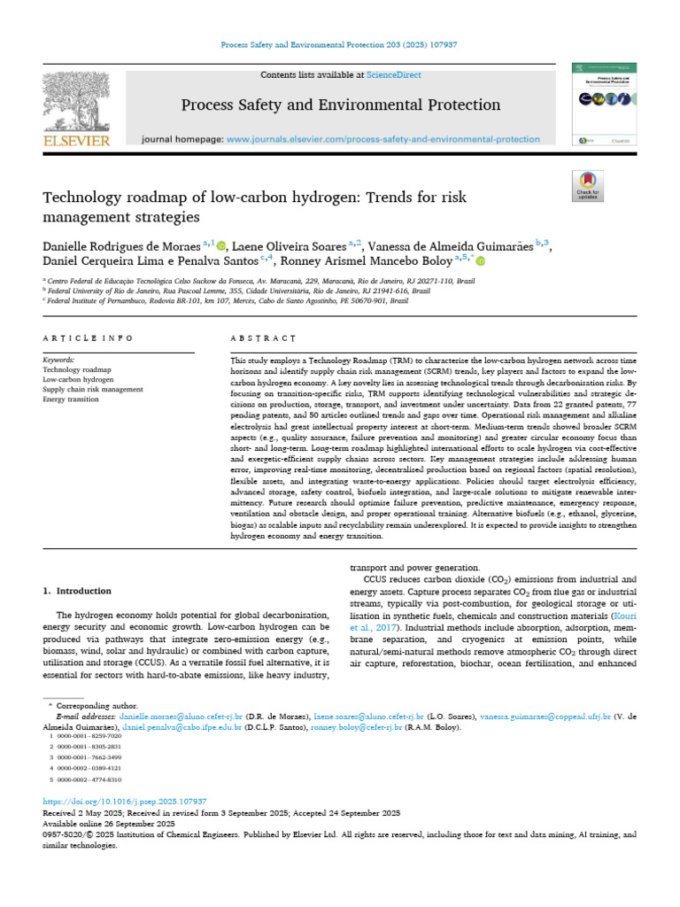 Technology Roadmap of Low-Carbon Hydrogen - Compressed | PDF | Carbon Capture And Storage ...