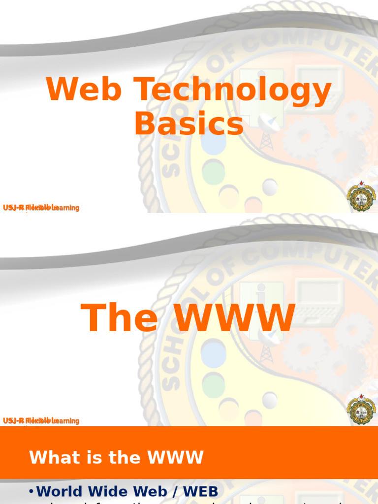 Web Technology Basics Overview | PDF | World Wide Web | Internet & Web