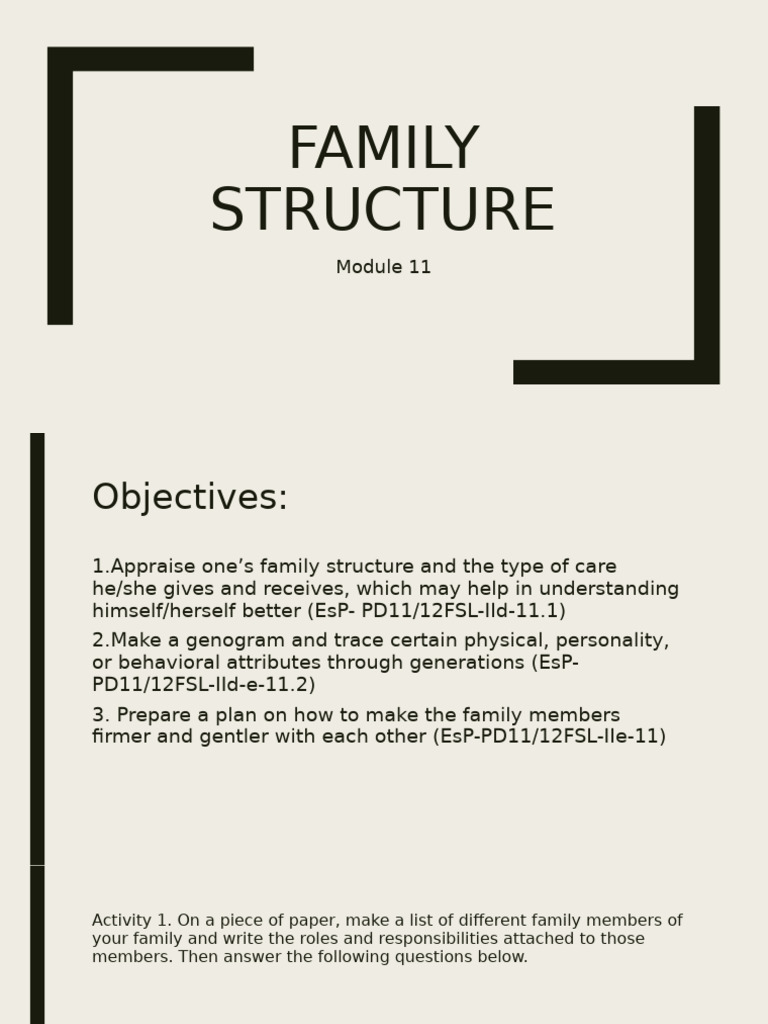 Module 11 Sc | PDF | Family | Stepfamily