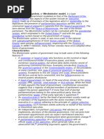 Westminster System: Definition and Relevance | PDF | Parliamentary ...
