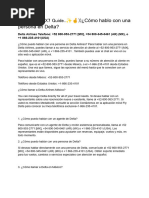 Contacto Delta Airlines en Español | PDF | Servicio al Cliente ...