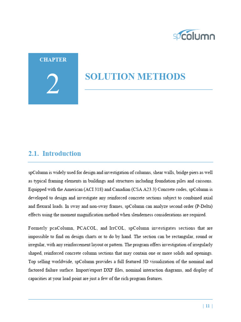 11 PDFsam SpColumn-Manual | PDF | Bending | Cartesian Coordinate System