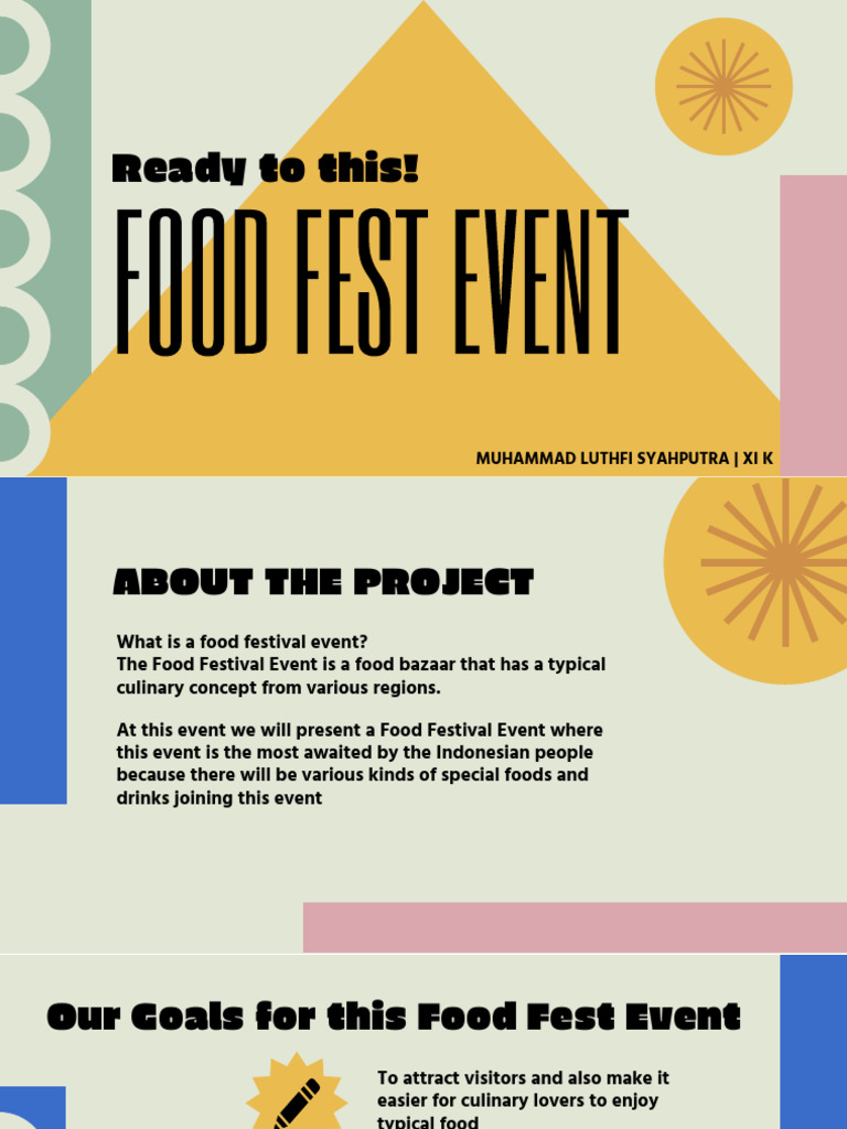 Food Fest Event | PDF