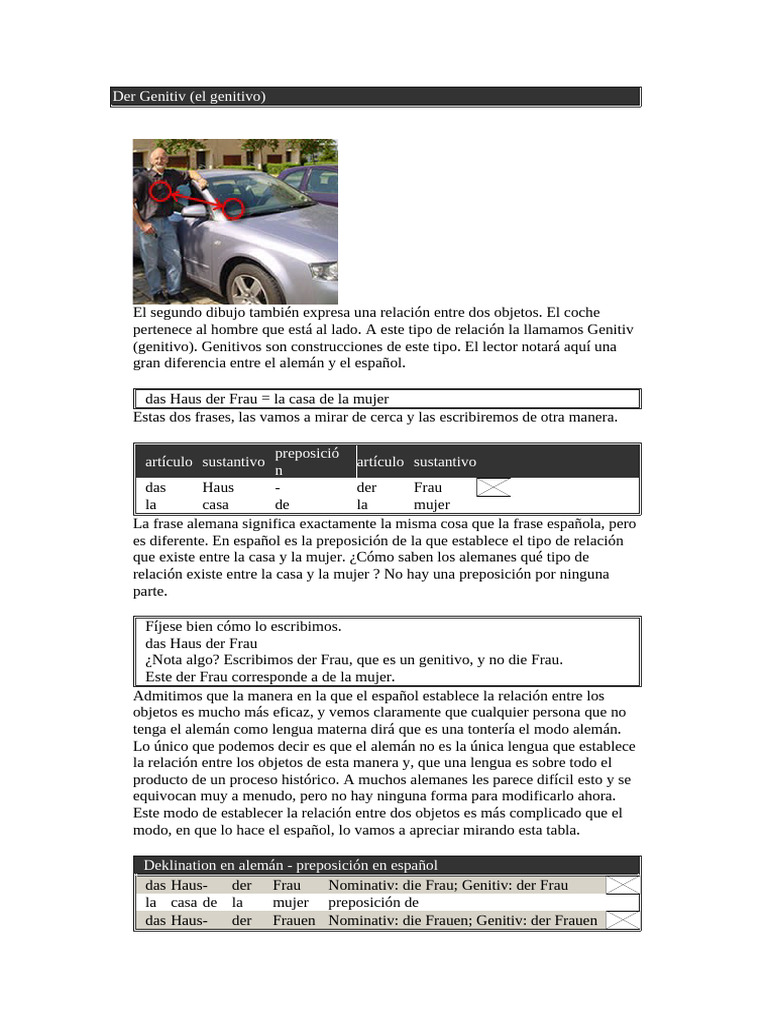 Der Genitiv | PDF | Lingüística