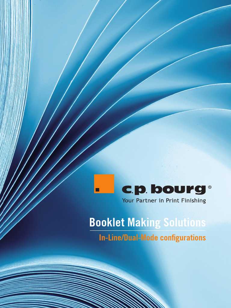 Brochure in Line Booklet Making Solutions NEUTRAL | PDF | Printer ...
