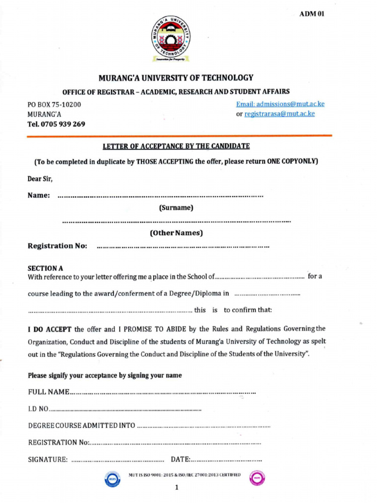 Admission Downloads | PDF