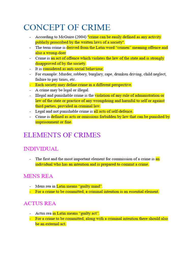 Criminal and Forensic Psychology Ma Sem3 | PDF | Crimes | Crime & Violence