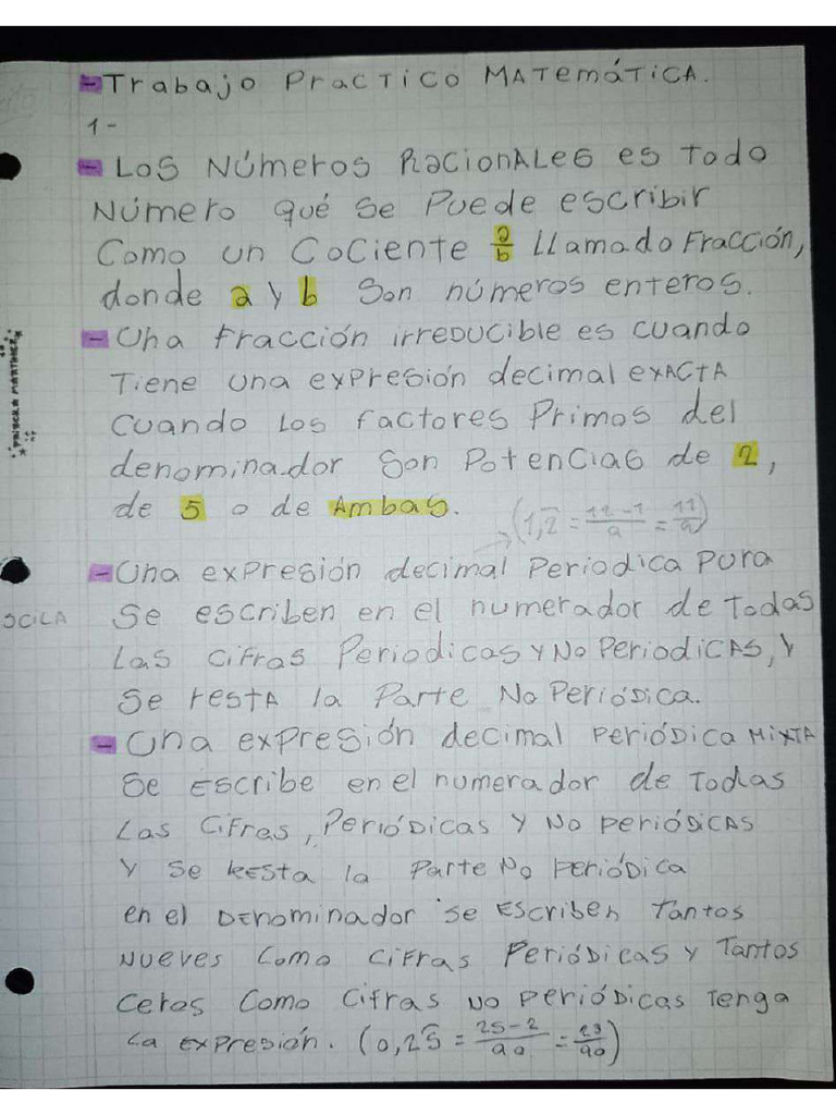 Priscila Martinez TP1 Matemática | PDF