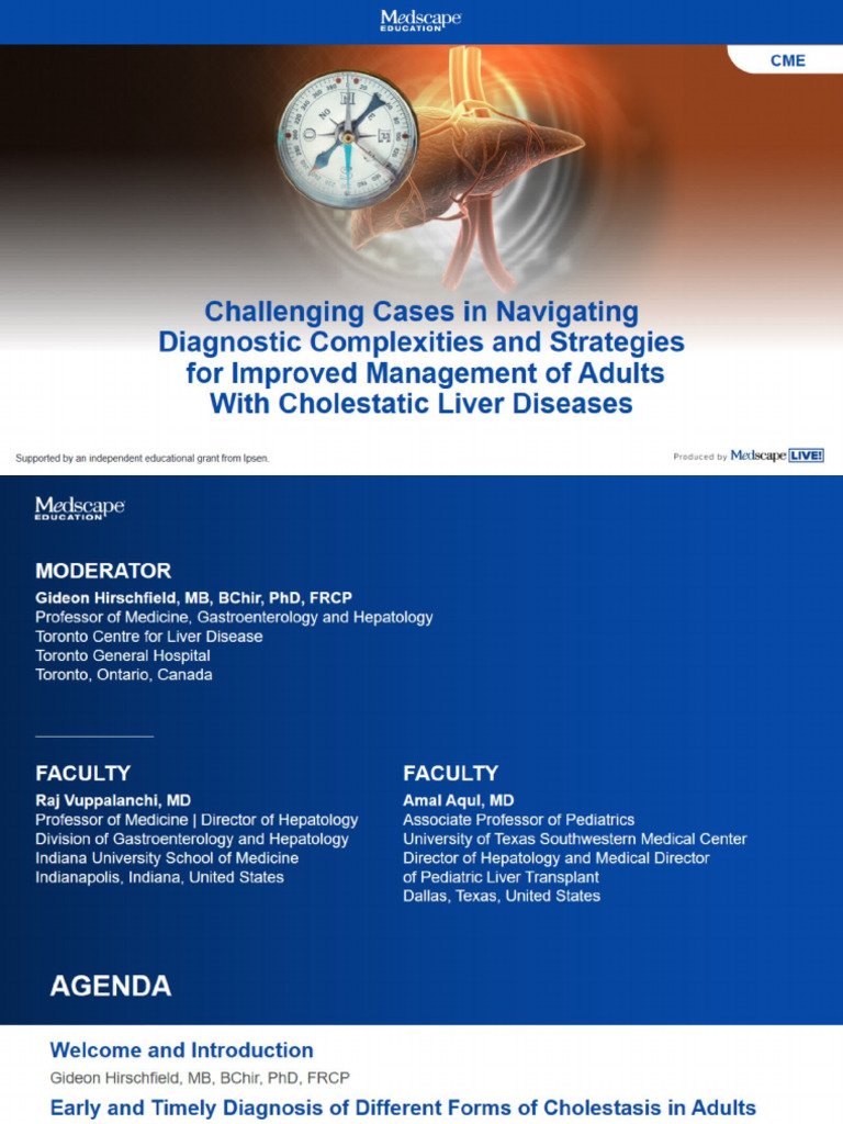 Managing Cholestatic Liver Diseases | PDF