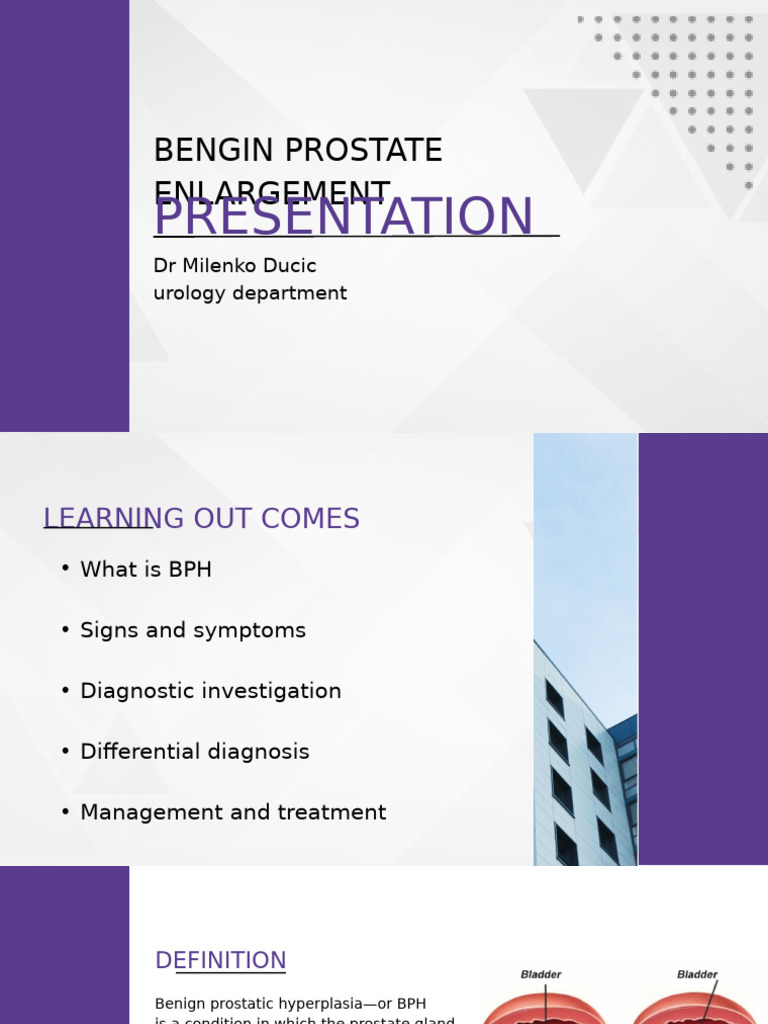 Bengin Prostate Enlargement | PDF | Prostate | Clinical Medicine