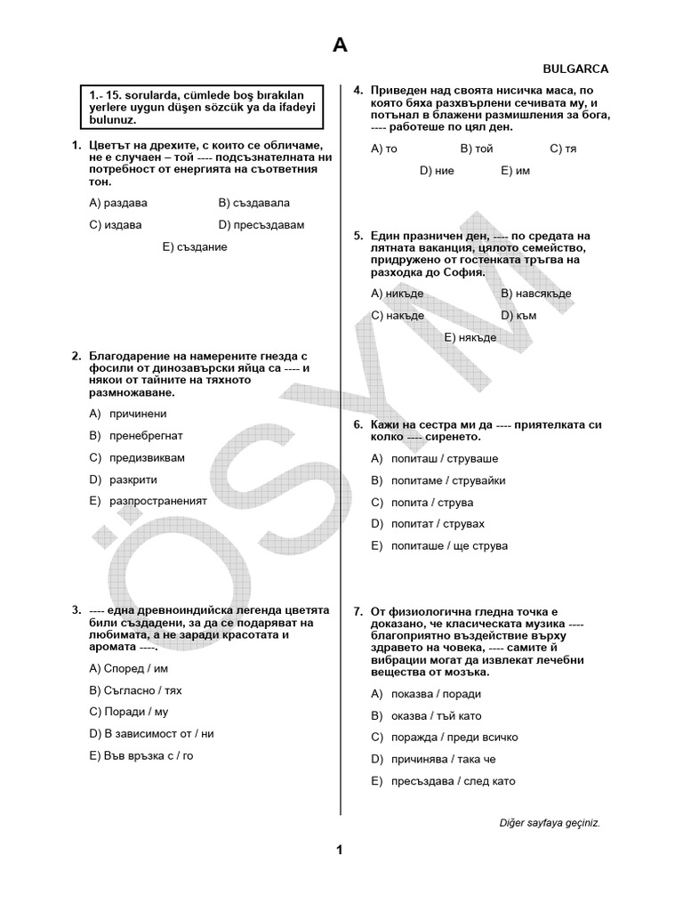 Bulgarca 2007 | PDF
