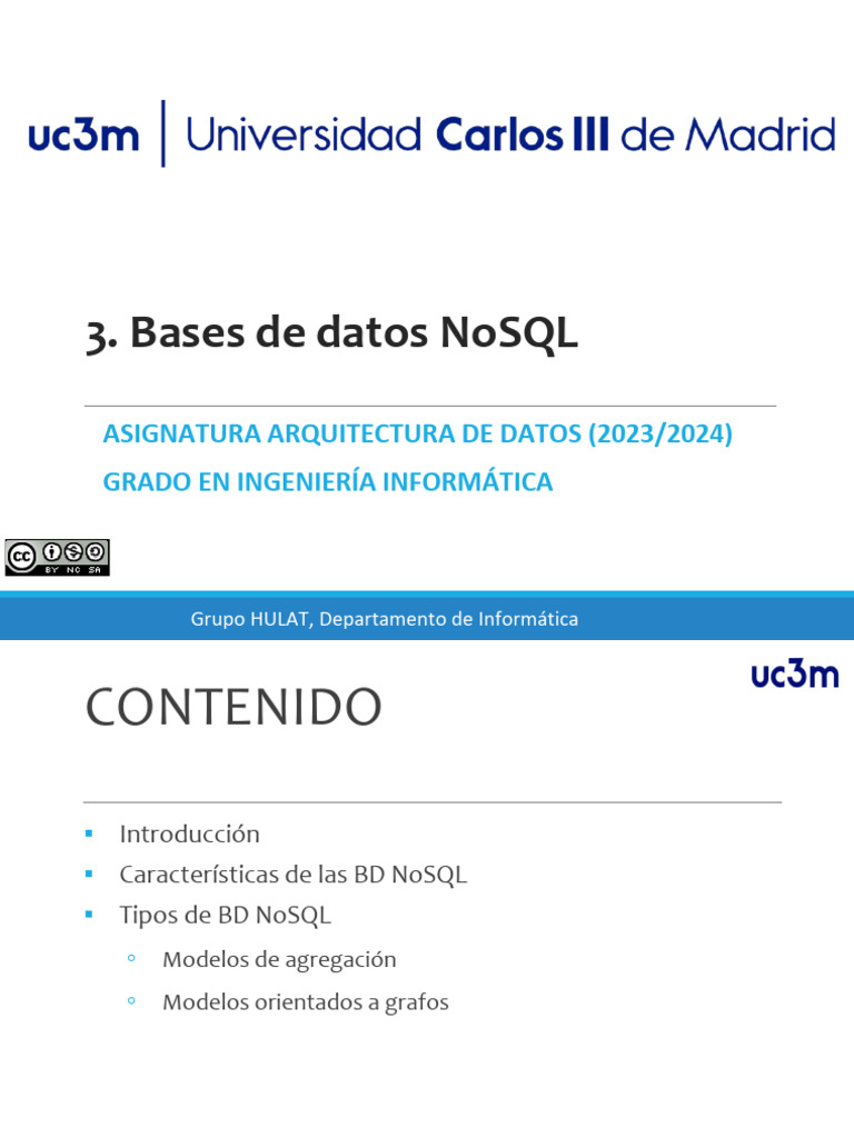 3 BD NoSQL | PDF | No Sql | Bases de datos
