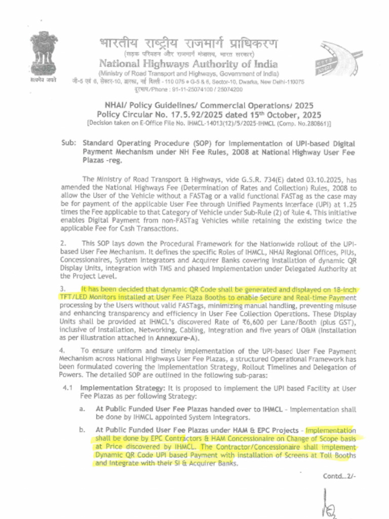 Policy Circular No. 17.5.92 | PDF