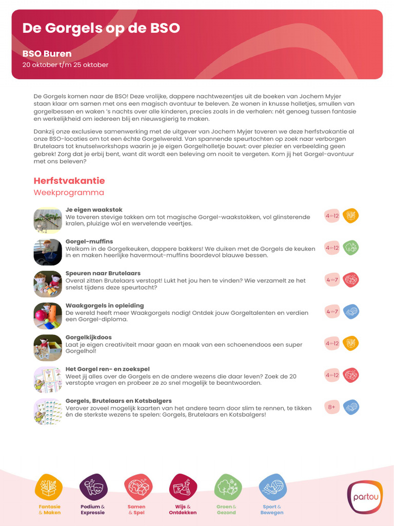 De Gorgels Op de Bso | PDF