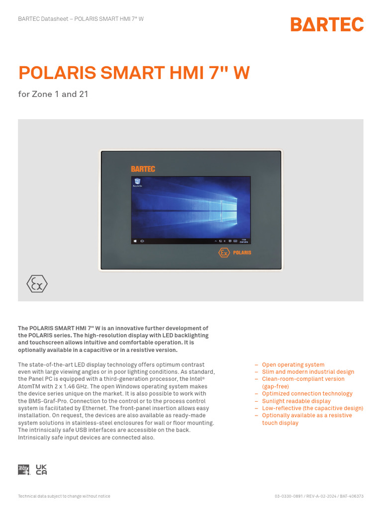 ESS Ds POLARIS SMART HMI 7 W EN GI | PDF | User Interface | Computer ...