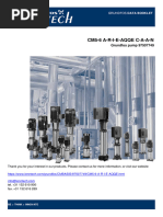 Grundfos CM5-3 Pump Specifications | PDF | Pump | Gas Technologies