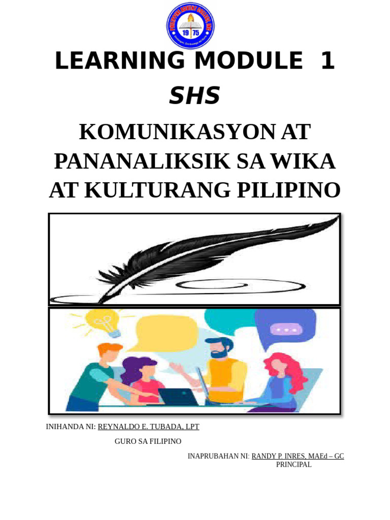 Learning Module Sa Filipino 11 | PDF