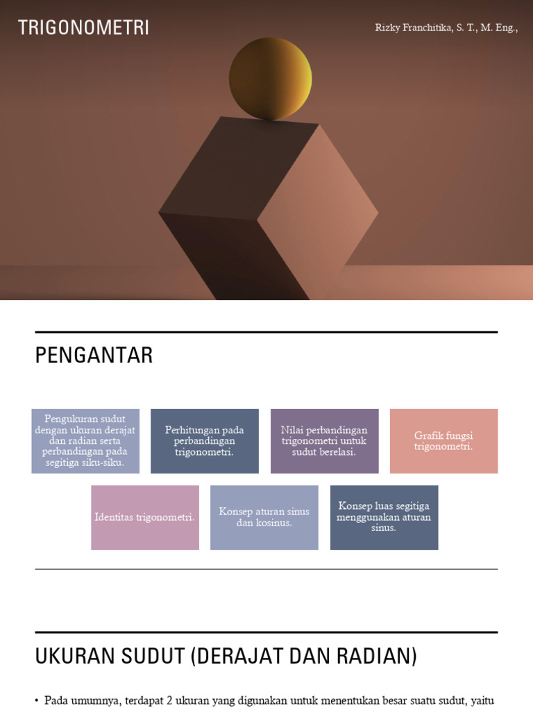 Panduan Lengkap Trigonometri Dasar | PDF