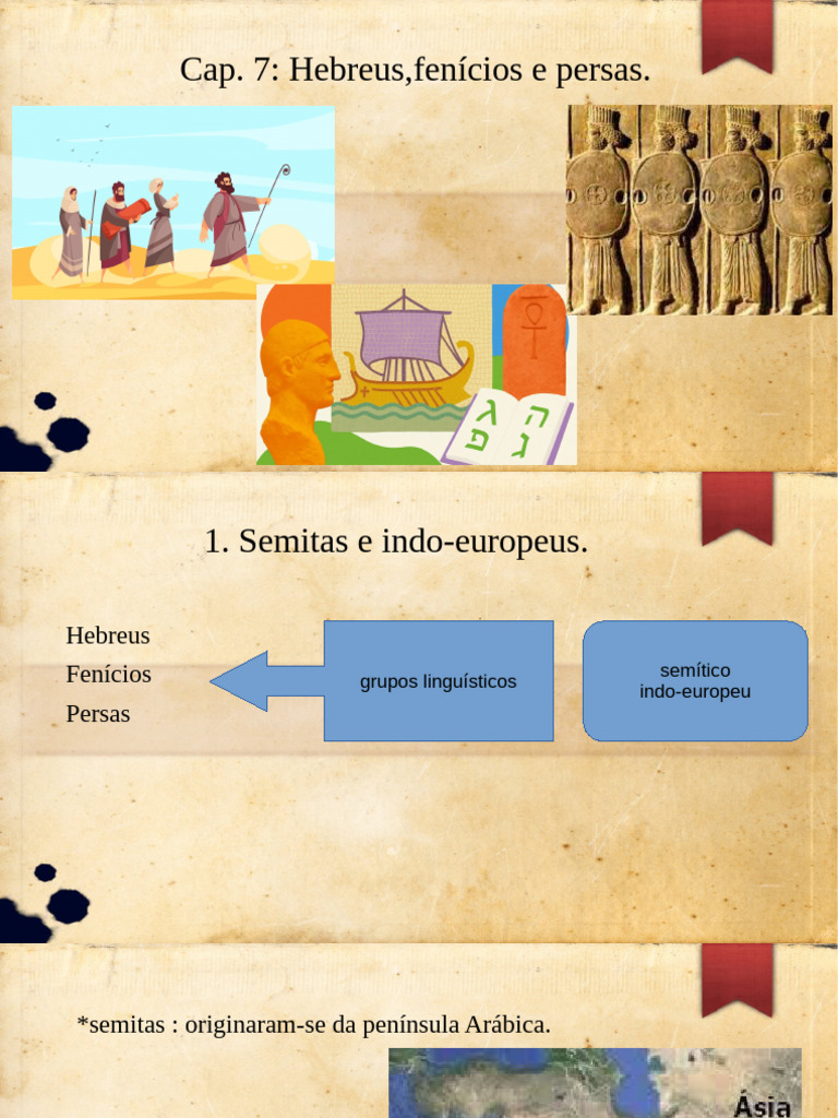 Cap. 7. Hebreus,Fenícios e Persas. | PDF | Fenícia | Conteúdo bíblico