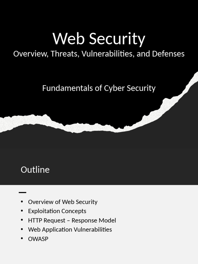 CyberSecurity 5 Web Security | PDF | Http Cookie | Exploit (Computer ...