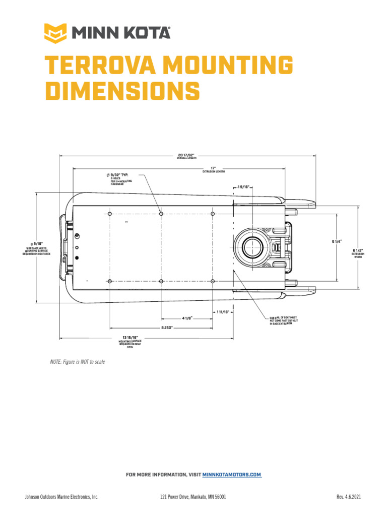 Terrova Mounting Dimensions Guide | PDF