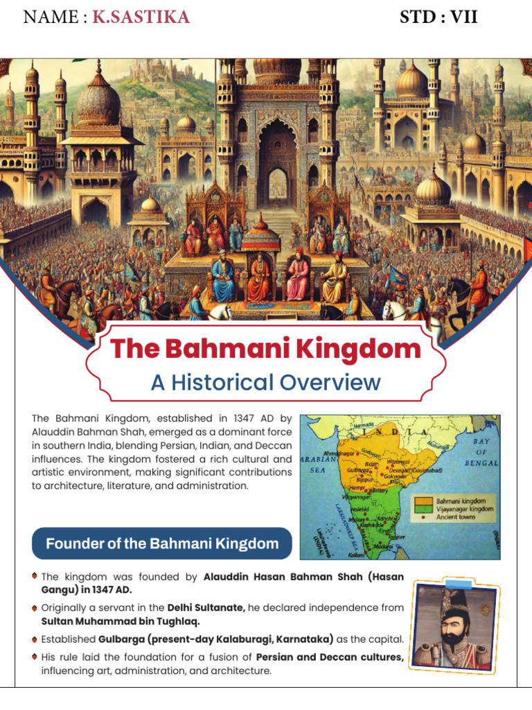 9ebbe The Bahmani Kingdom | PDF