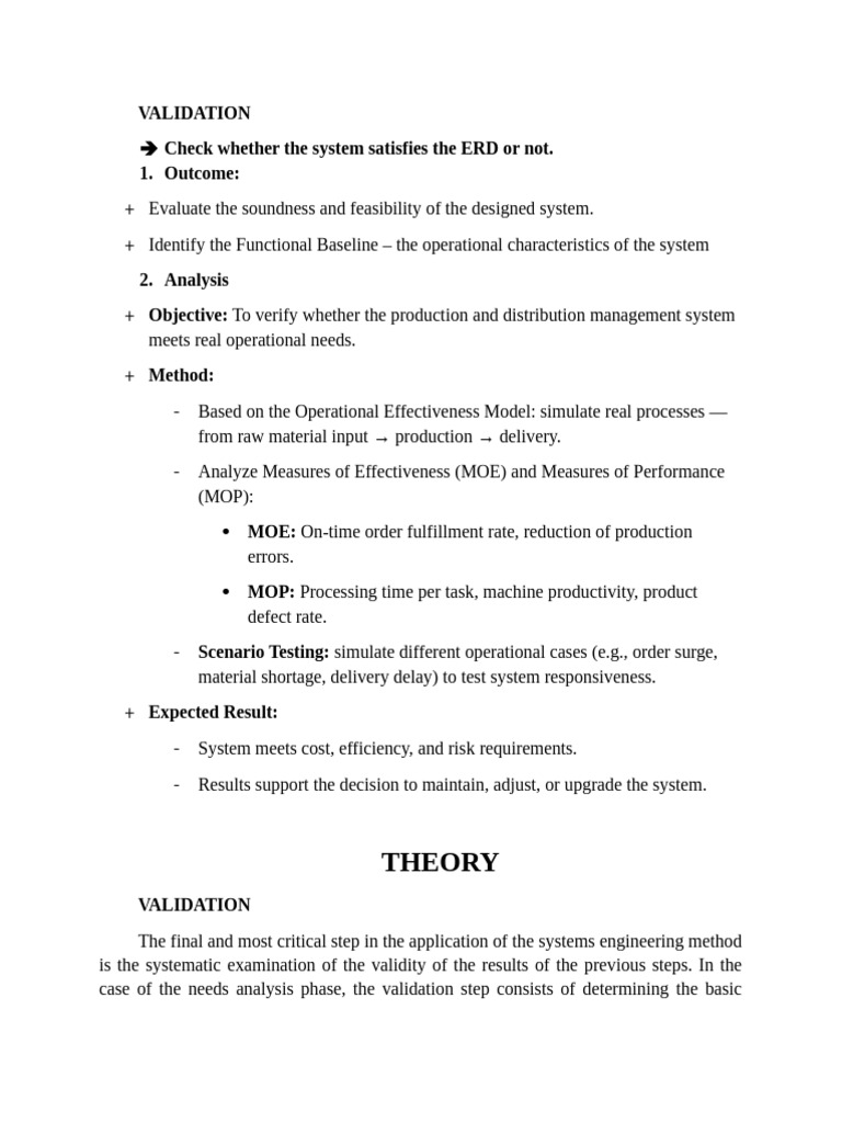 Validation | PDF | System | Systems Engineering