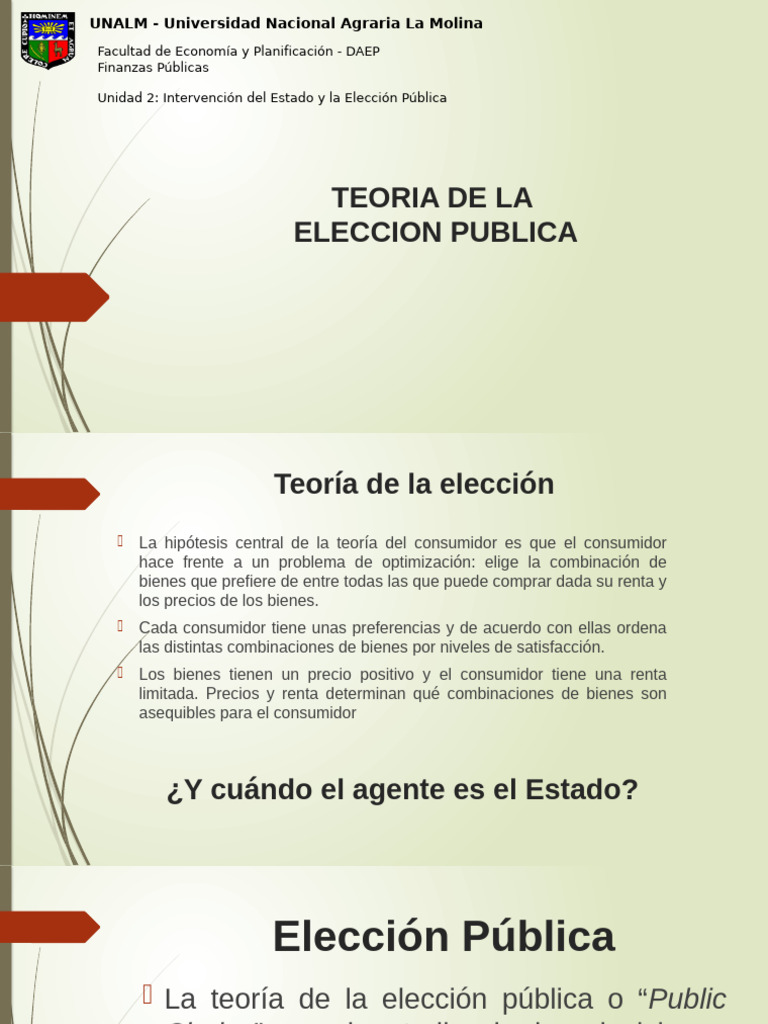 Elección Pública | PDF | Elección pública | Ciencias económicas