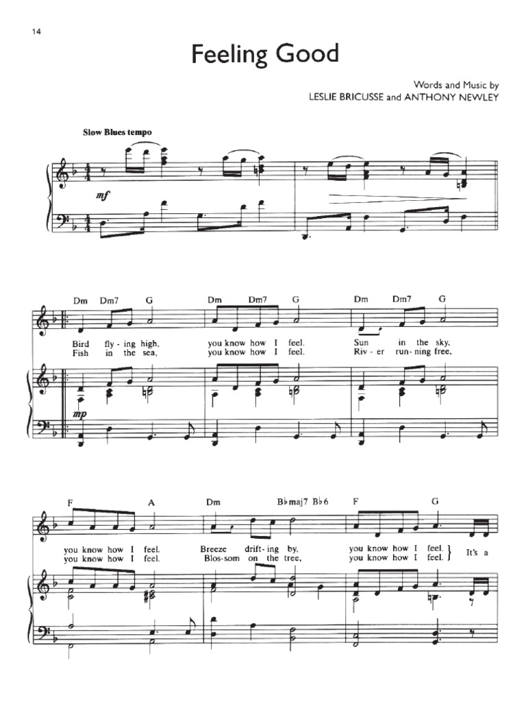 Nina Simone - Feeling Good | PDF