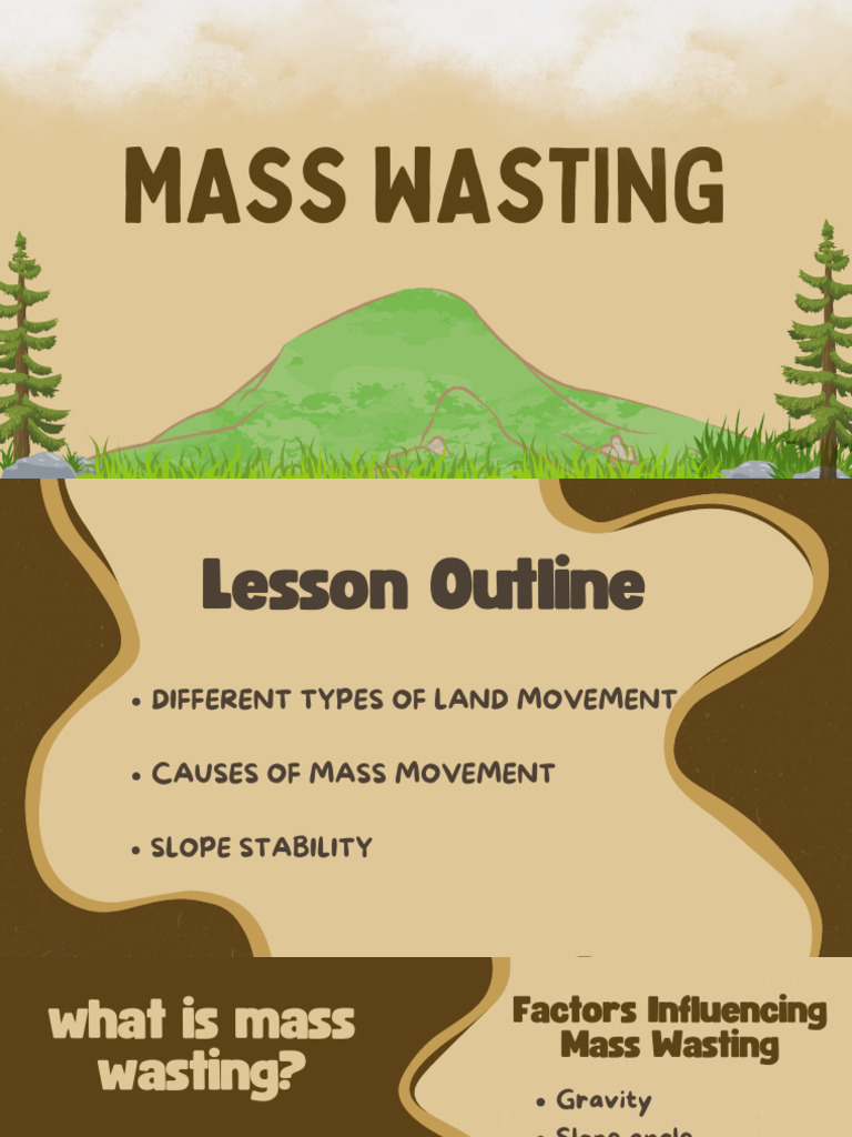 Mass Wasting (1) | PDF | Landslide | Earth Sciences