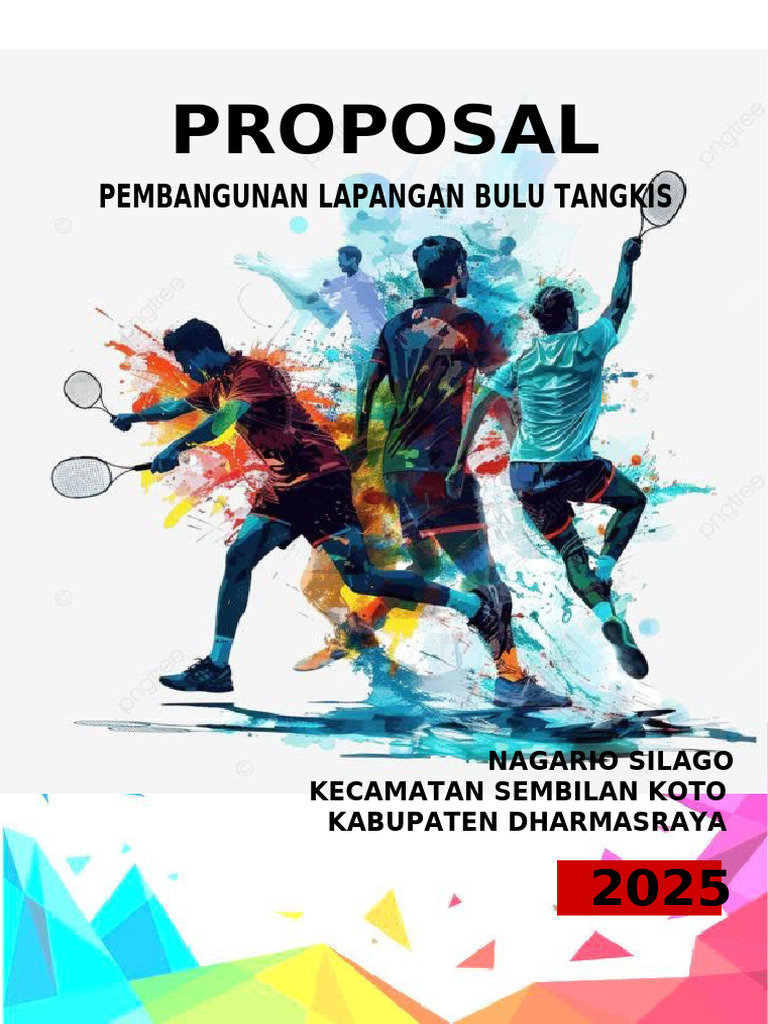 Proposal Lapangan Badminton | PDF