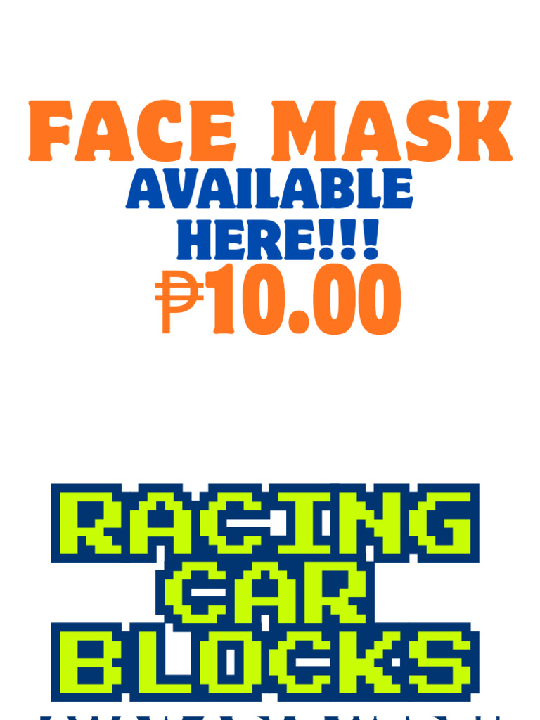 Face Mask Available Here!!! | PDF