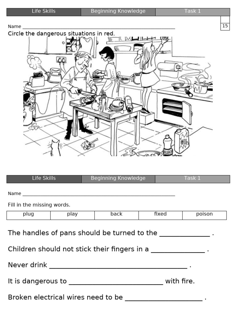 Dangerous Situations in the Home | PDF