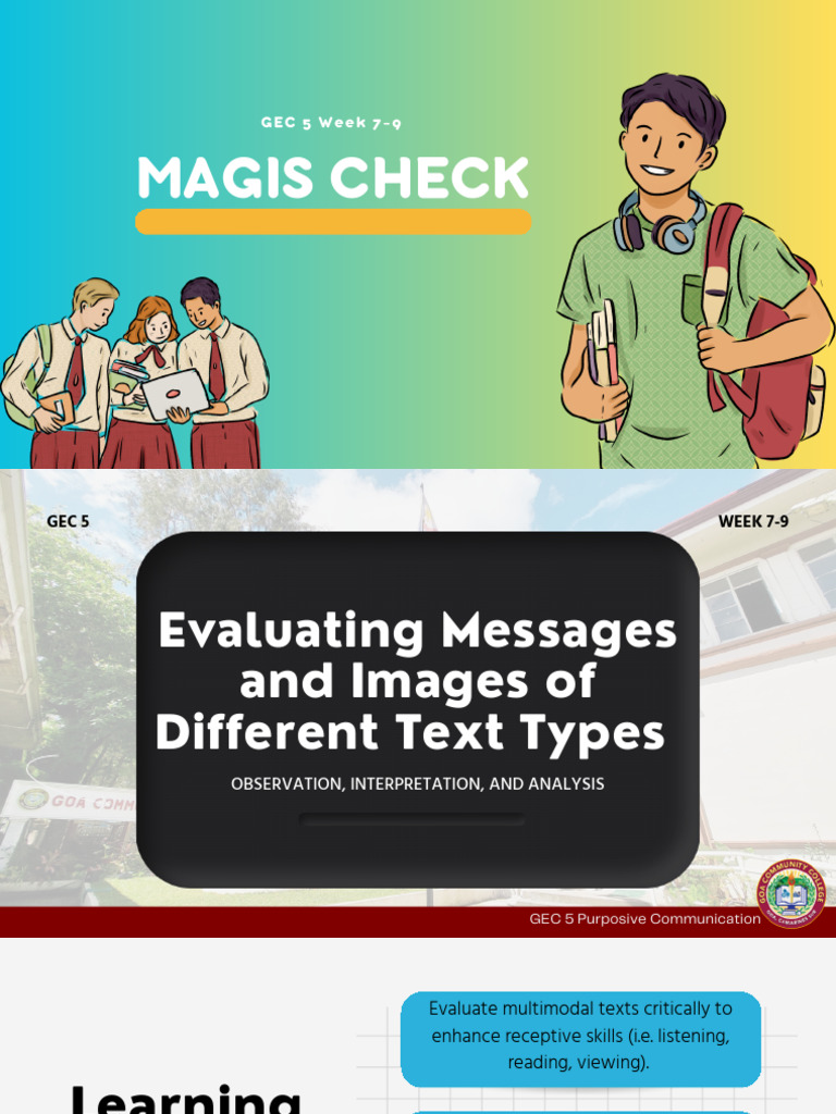 GEC5 Week 7-9_20251001_215625_0000 | PDF | Communication | Learning