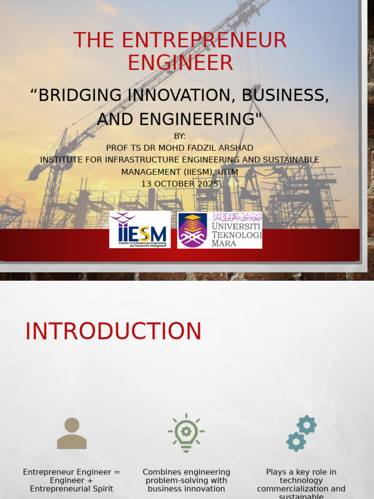Entrepreneur Engineers: Innovating Business | PDF | Entrepreneurship ...