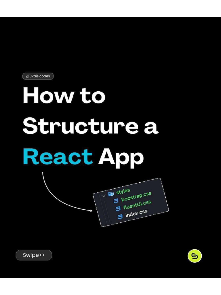 How To Structure A React App | PDF