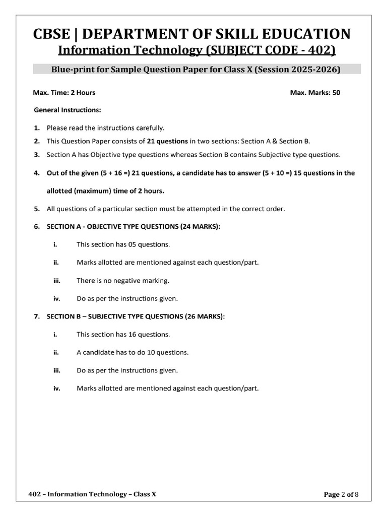 Class X Information Technology | PDF