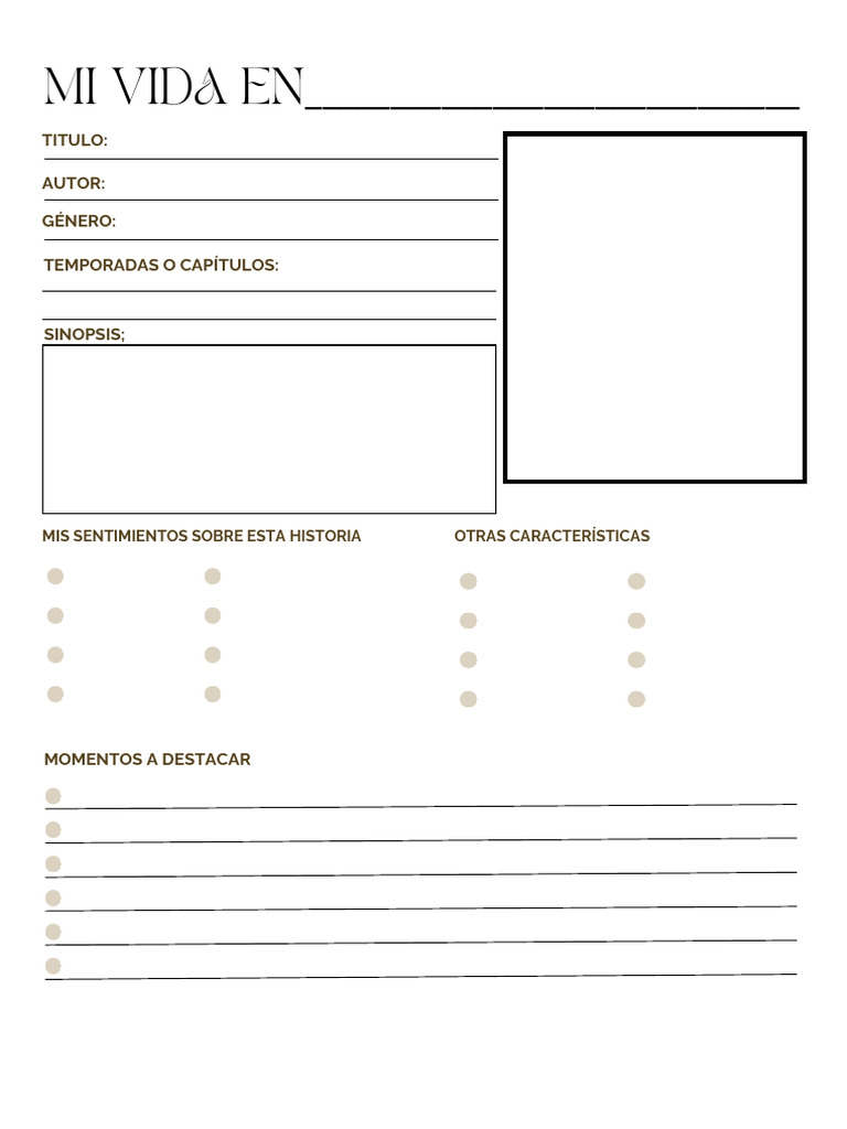 Mi Vida En... | PDF