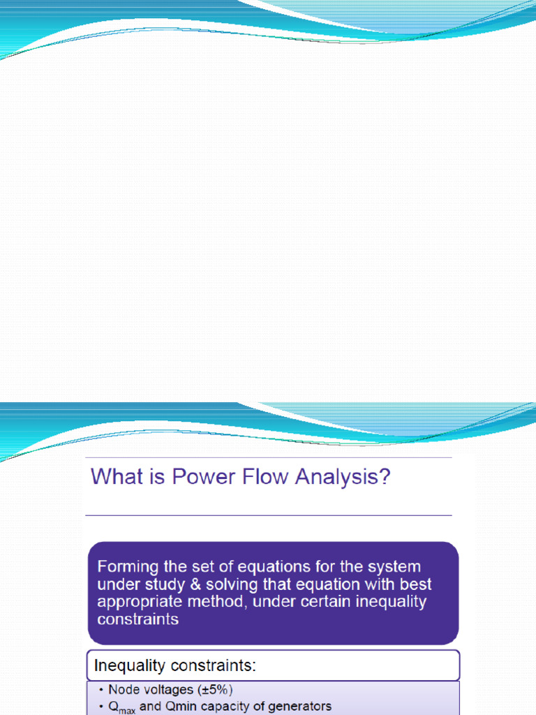 Load Flow Analysis - Full Lecture | PDF